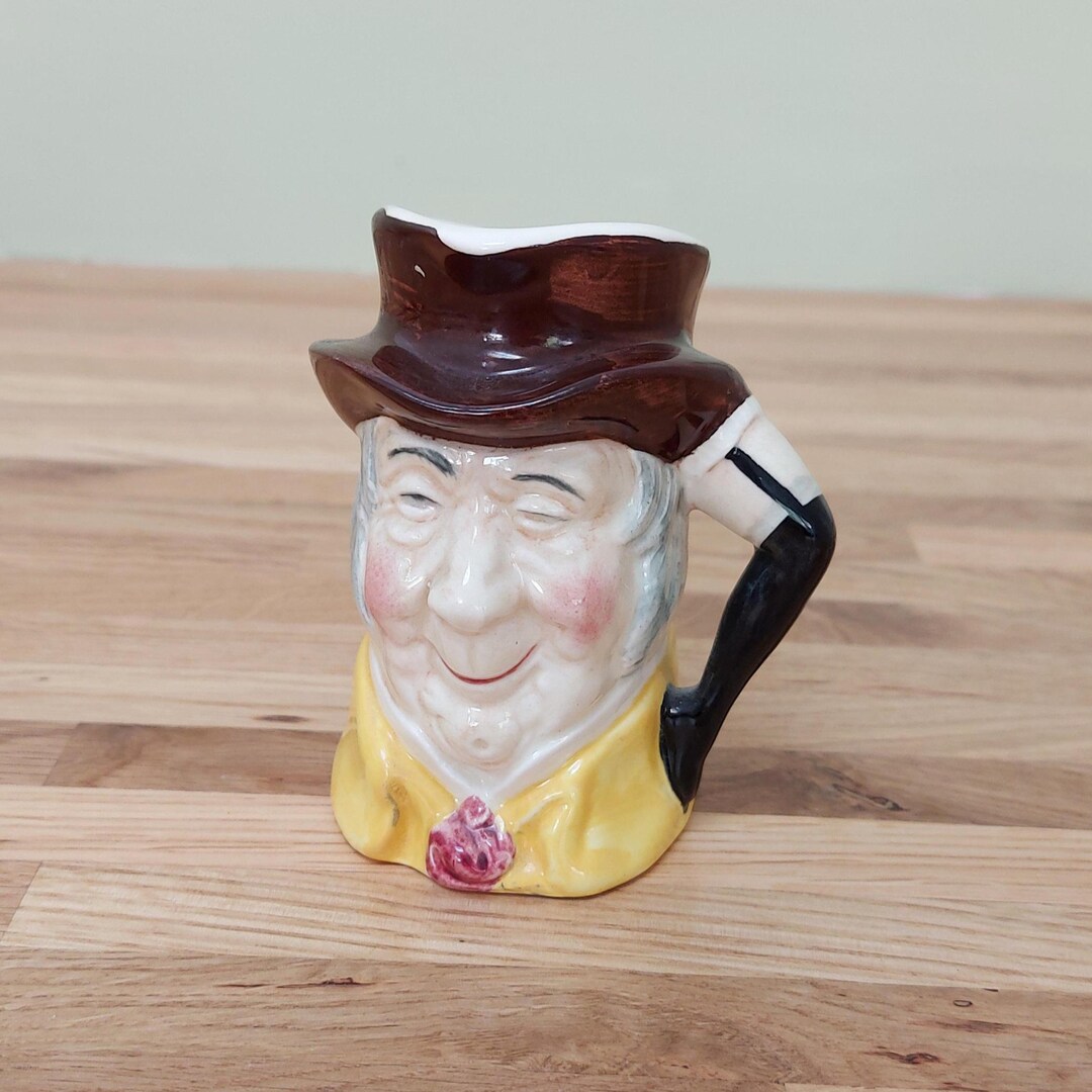 Vintage Sylvac Mr Wolfe Character Figure Toby Jug No. 4459 Hand Painted ...