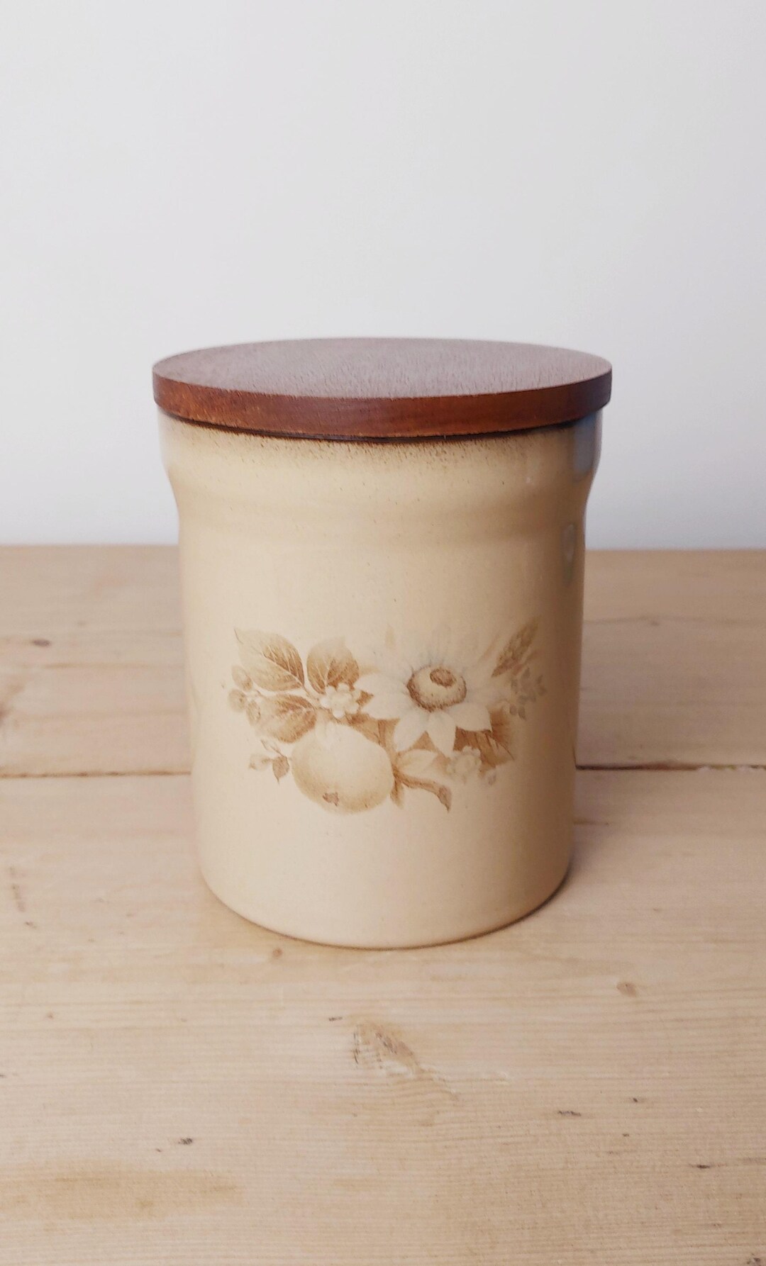 Denby Stoneware Memories Large Storage Jar Pot Canister Tea Coffee ...