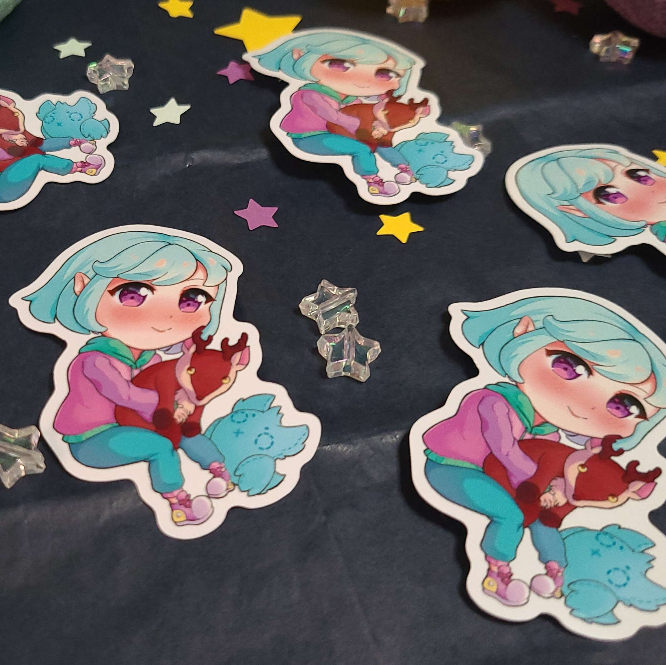 Sticker - Latte Casual | Manga, Anime, Original Character | Sticker ...