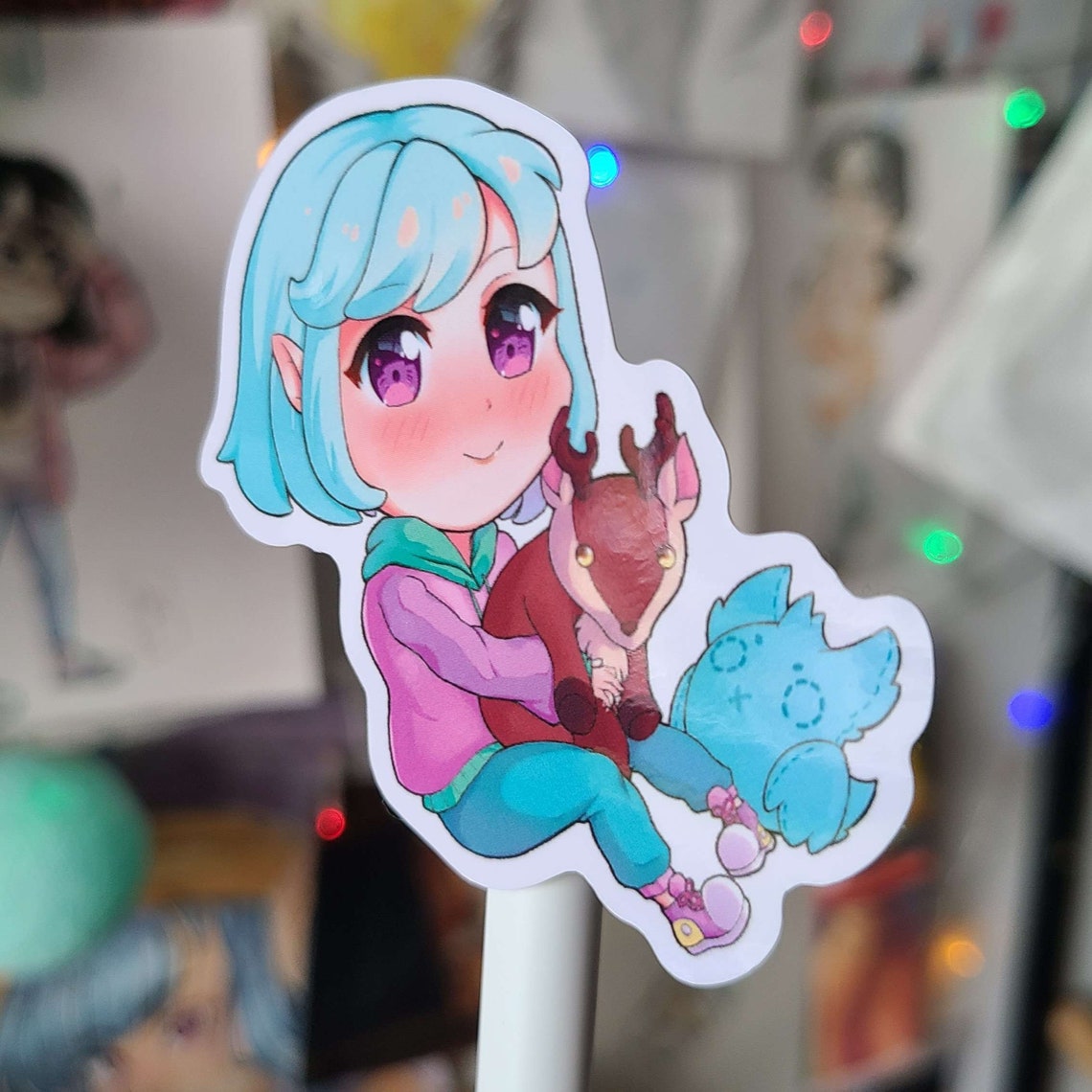 Sticker - Latte Casual | Manga, Anime, Original Character | Sticker ...
