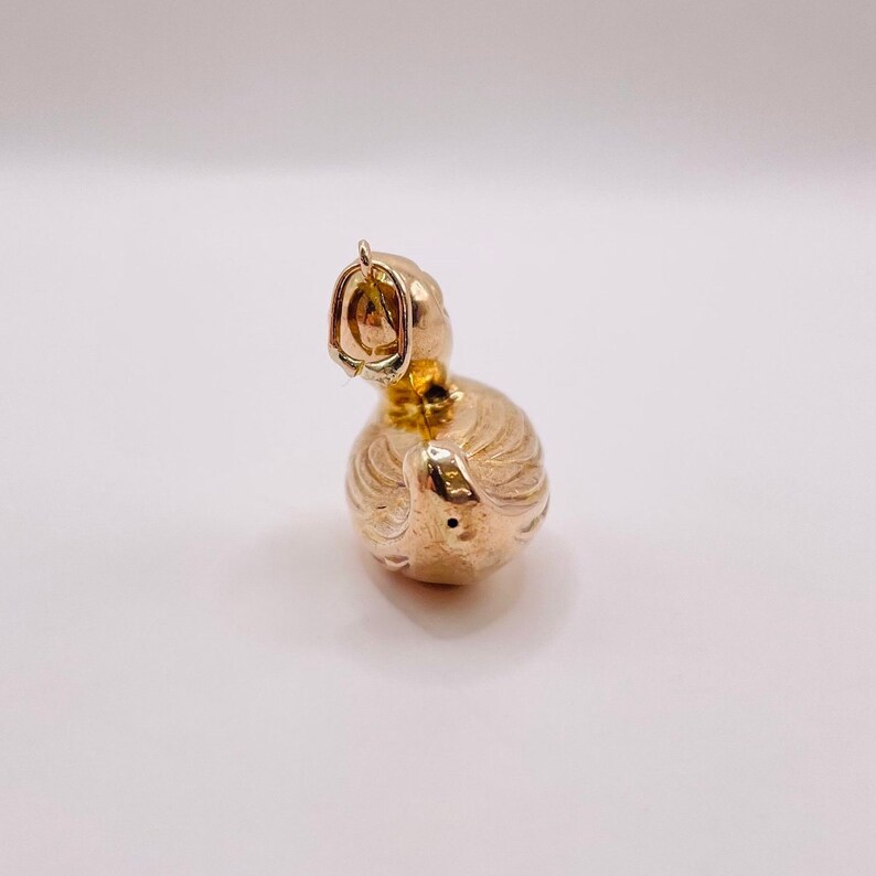 Gold Duck Charm - Etsy