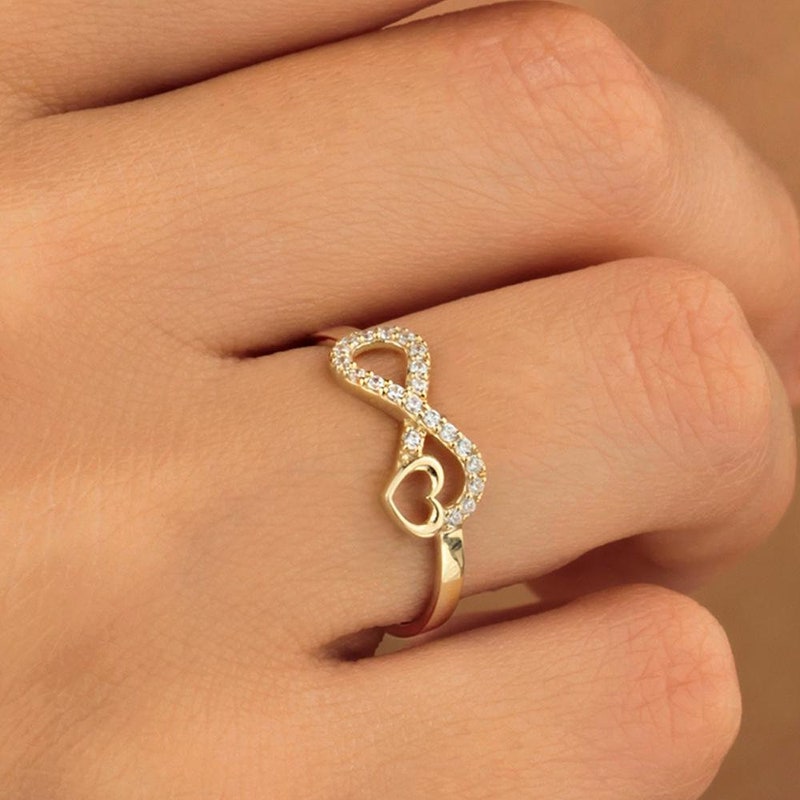 Infinity Symbol Ring - Etsy