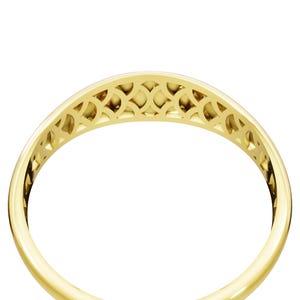 14k Solid Gold Tiny Signet Ring, Delicate Personalized Pinky Ring Women ...