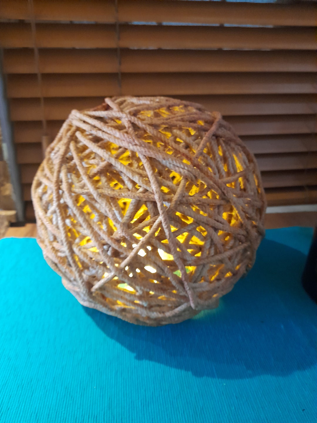 Jute Rope Light - Etsy