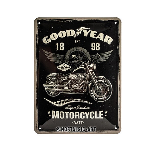 Vintage Motorcycle Metal Signs - Etsy