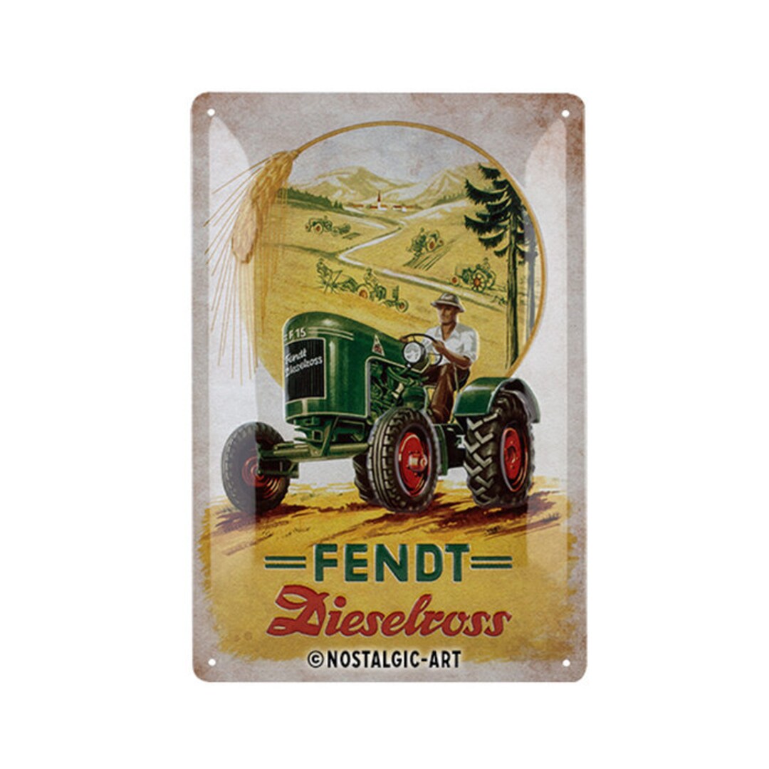 Nostalgic-art Retro Tin Sign, 20 X 30 Cm, fendt Dieselross, Gift Idea ...