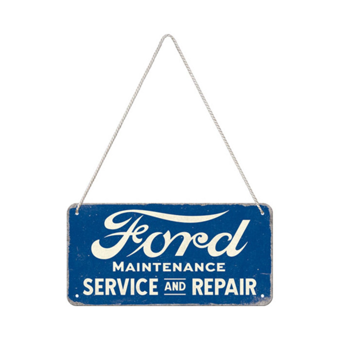 Nostalgic-art Retro Hanging Sign, 10 X 20 Cm, "ford - Service & Repair ...
