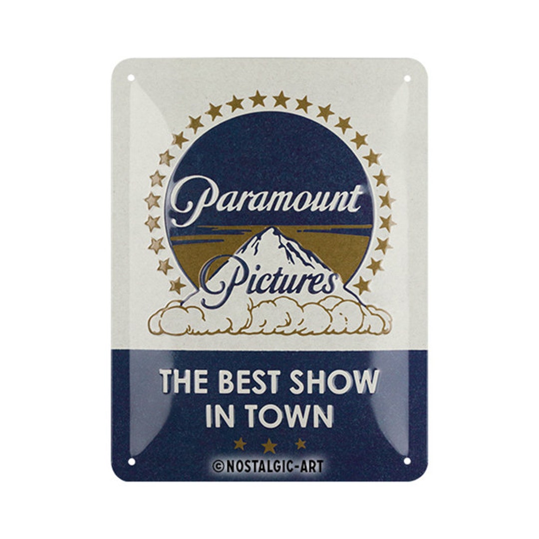 Nostalgic-art Retro Tin Sign, 15 X 20 Cm, paramount Classic Logo, Gift ...