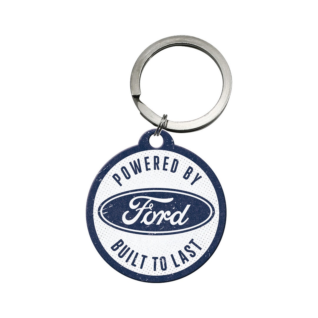 Nostalgic-art Retro Keychain, Ø 4 Cm, "ford – Built to Last", Gift Idea ...