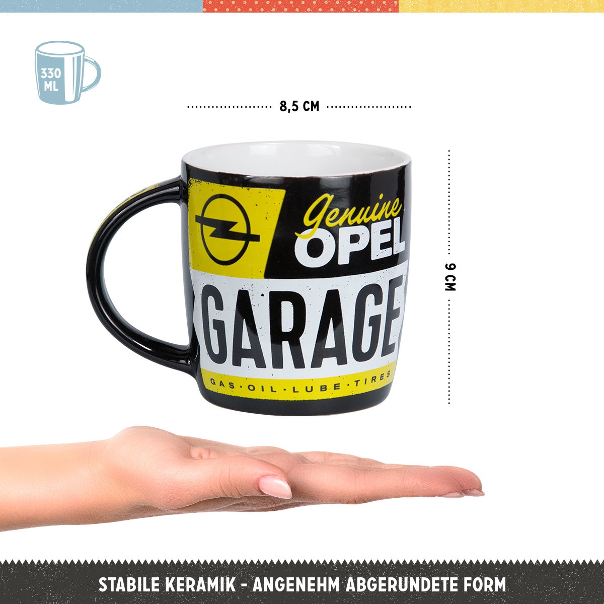 Nostalgic-art Retro Coffee Mug, 330 Ml, "opel - Garage", Gift Idea for ...