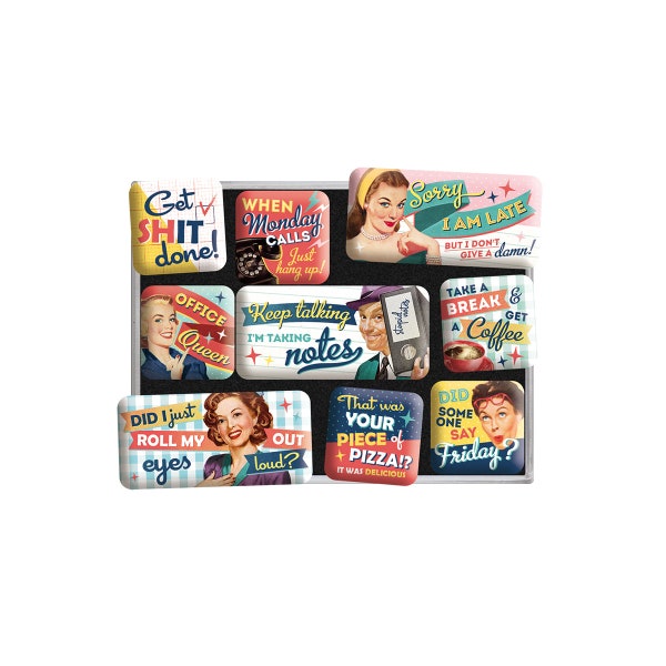Retro Fridge Magnets - Etsy