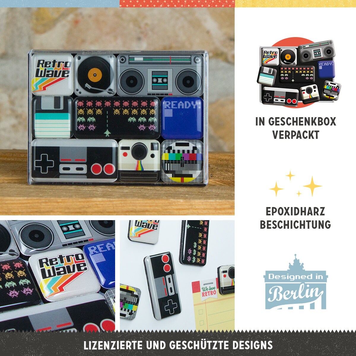 Nostalgic-art Retro Fridge Magnets Pack of 9 retro - Etsy