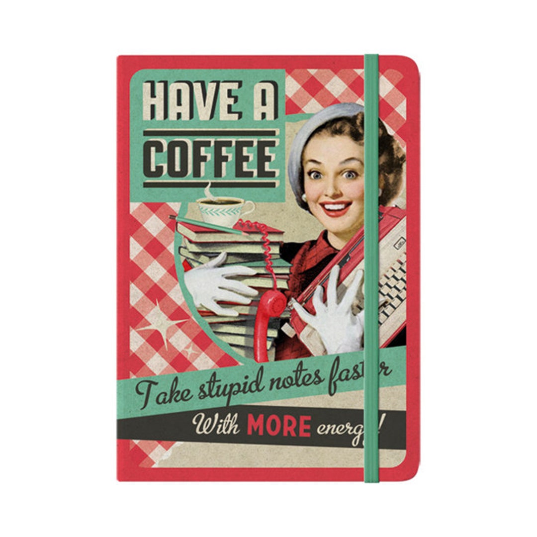 Nostalgic-art Retro Notebook, A5, have A Coffee, Gift Idea for ...