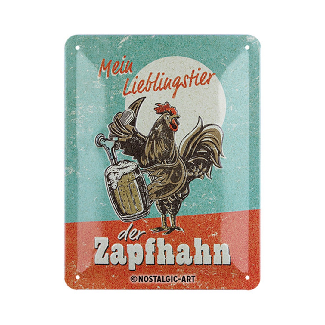 Nostalgic-art Retro Tin Sign, 15 X 20 Cm, favorite Animal Tap, Gift ...