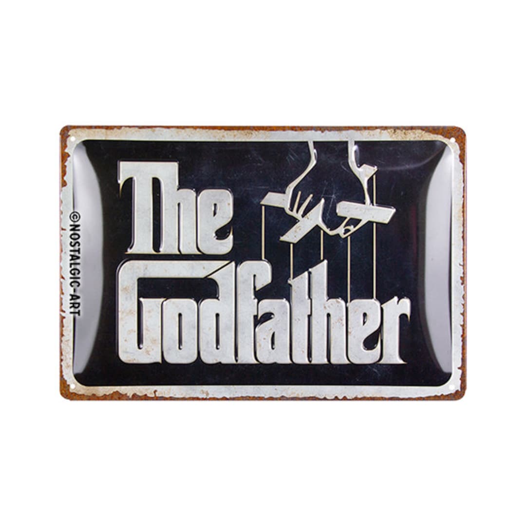 Nostalgic-art Retro Tin Sign, 20 X 30 Cm, godfather Logo, Gift Idea for ...