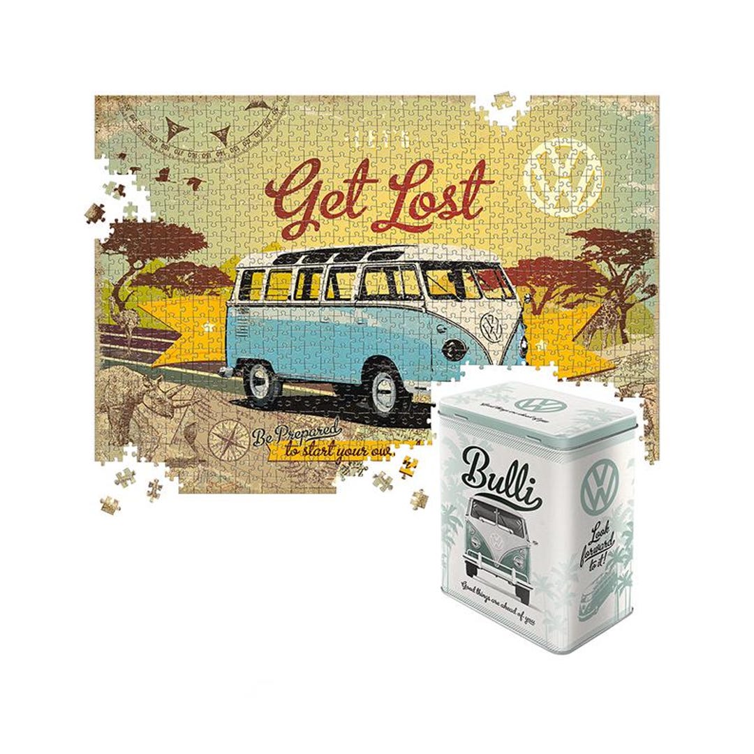 Nostalgic-art Retro Puzzle VW Bulli Let’s Get Lost – 1000 Pieces in ...