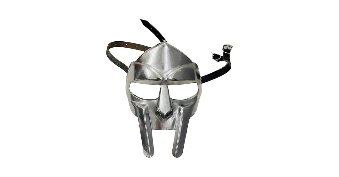 Hand-forged MF Doom Mask: Mild Steel Gladiator Cosplay - Etsy