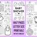 Baby Shower Kids Activity & Coloring Book, Baby Shower Games for Kids ...