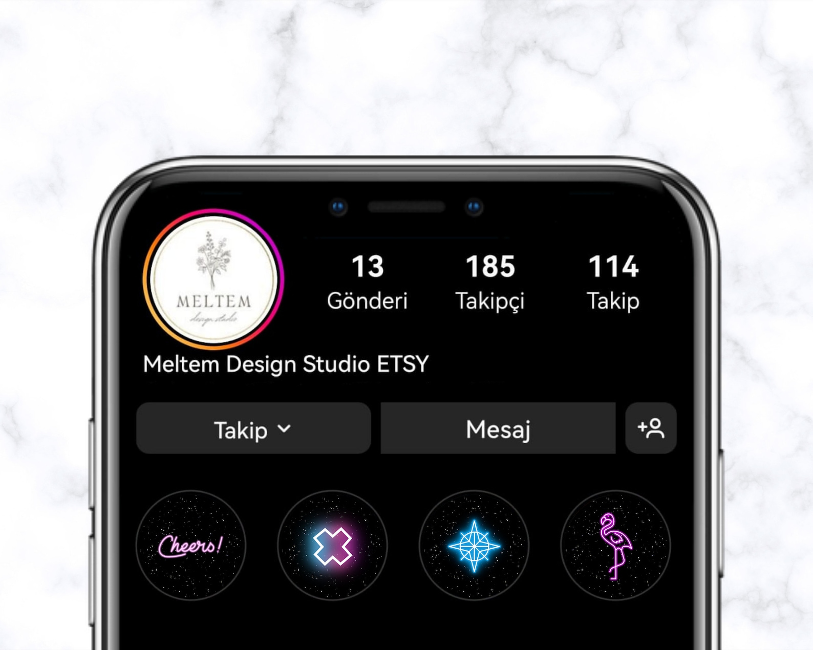 NEON Instagram Highlight Covers, 150 Neon Black IG Stories Icons ...