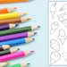 Printable Coloring Bookmarks for Kids, 12 Unique Bookmark, Student ...