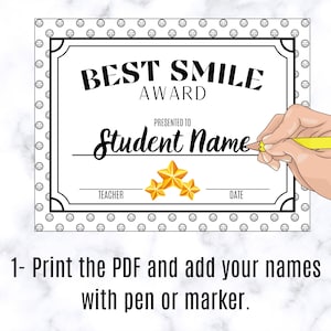 Mega Class Awards, Student Awards, 50 Printable Awards, School ...