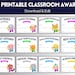 Mega Class Awards, Student Awards, 50 Printable Awards, School ...