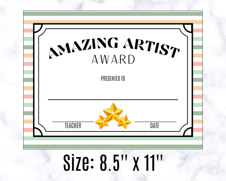 Mega Class Awards, Student Awards, 50 Printable Awards, School ...