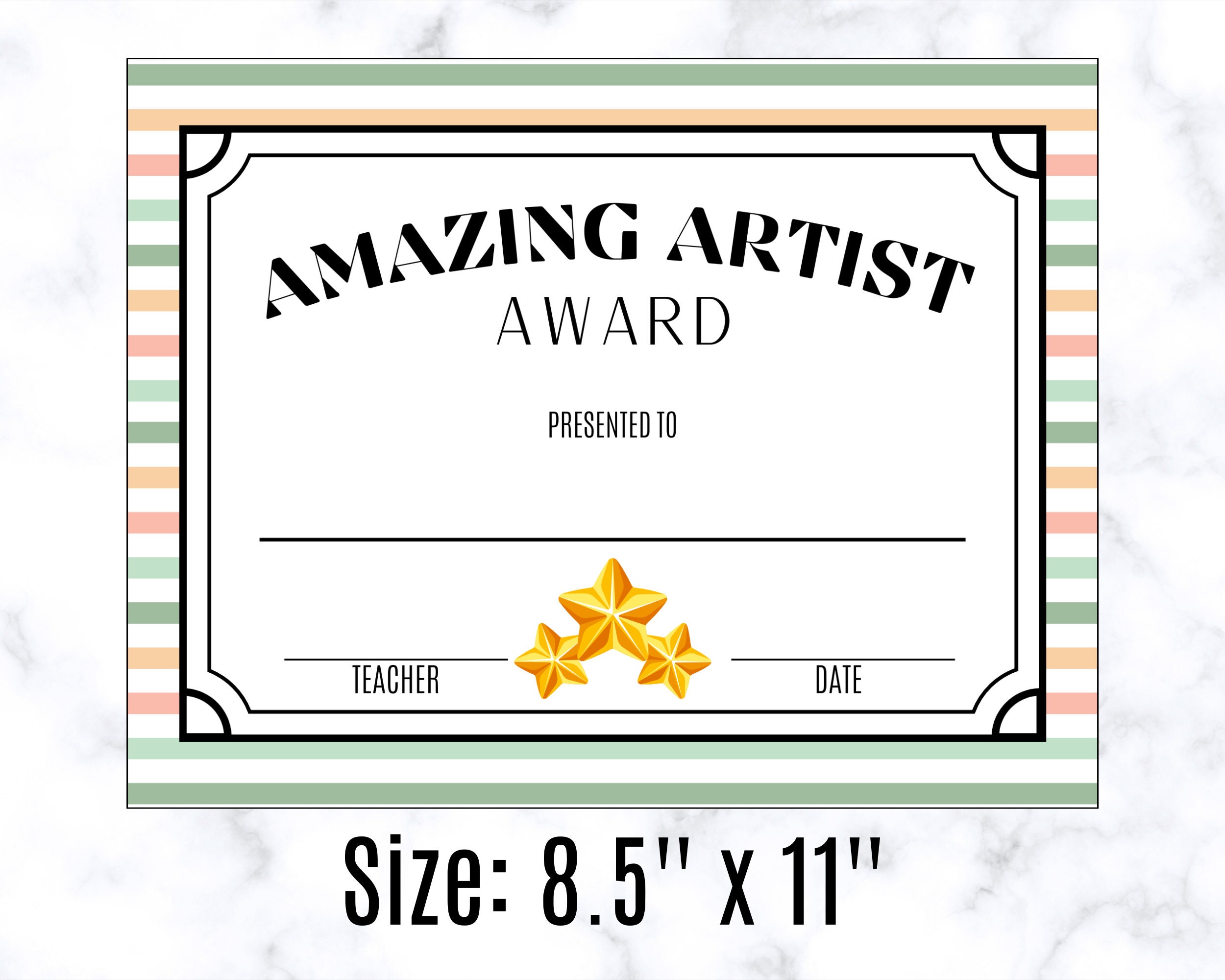 Mega Class Awards, Student Awards, 50 Printable Awards, School ...
