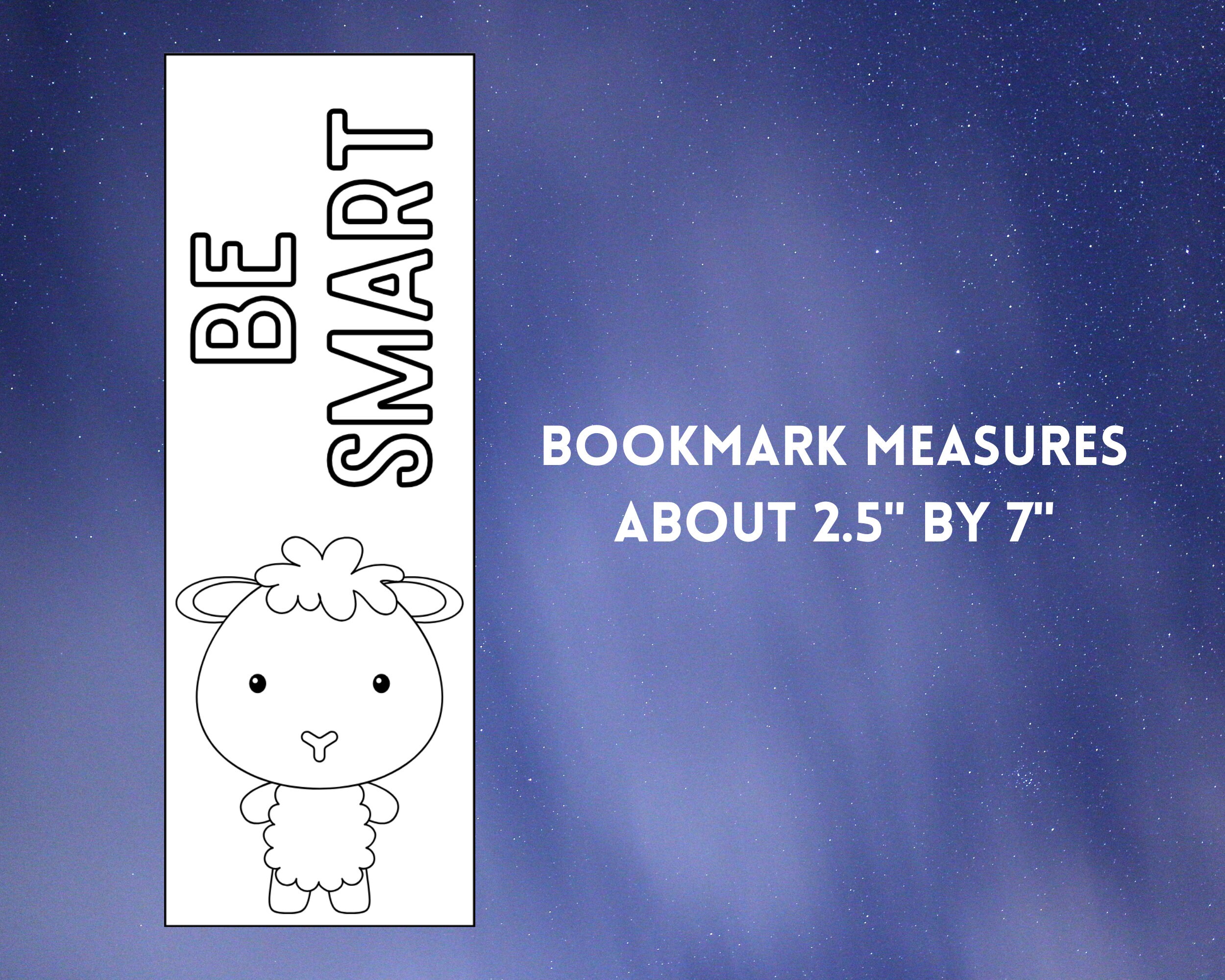 Printable Classroom Affirmation Bookmarks, 12 Animal Coloring Bookmarks ...