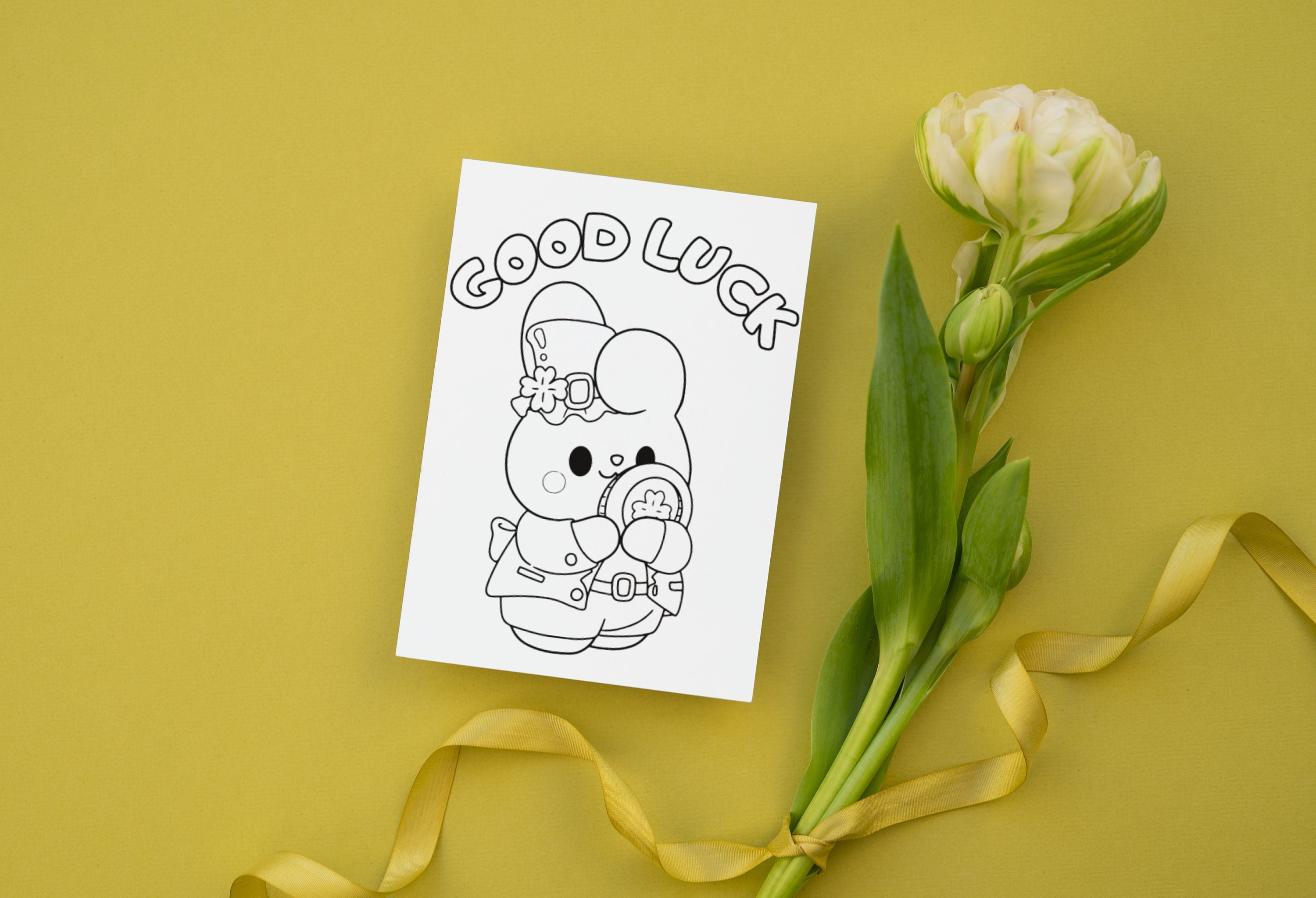 St. Patrick's Day Printable Coloring 10 Foldable Cards for Kids, Saint ...