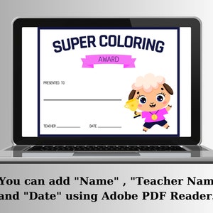 Mega Class Awards, Student Awards, 50 Printable Awards, School ...