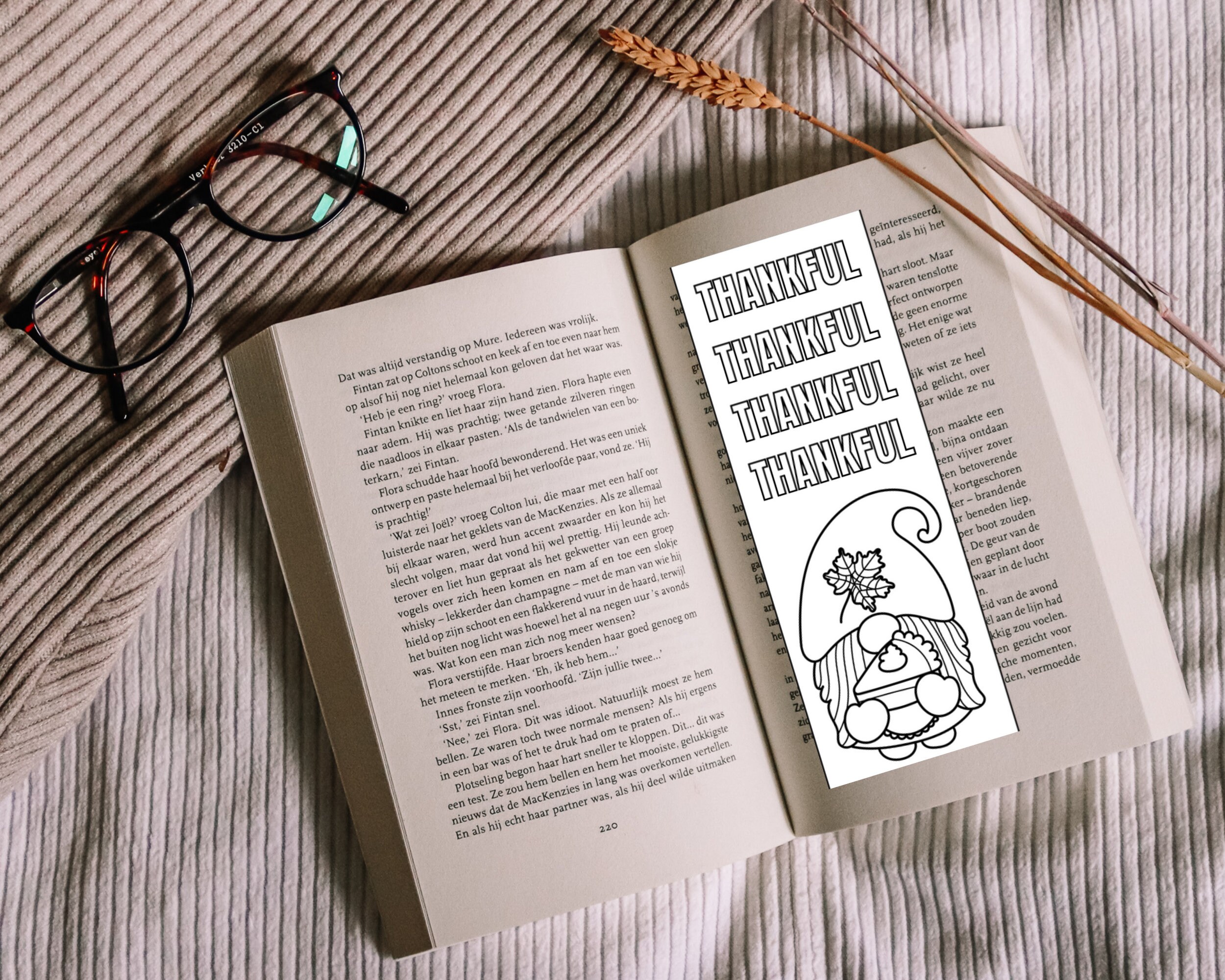 Printable Thanksgiving Coloring Bookmarks for Kids, Student Teacher ...