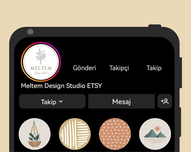 60 Boho Instagram Highlight Covers, Neutral Instagram Stories Icons ...