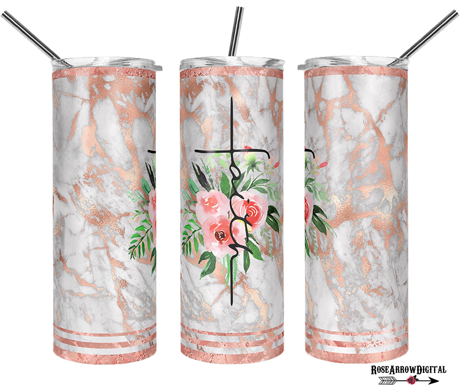 Christian Tumbler Wrap Bundle Cross Tumbler Sublimation - Etsy