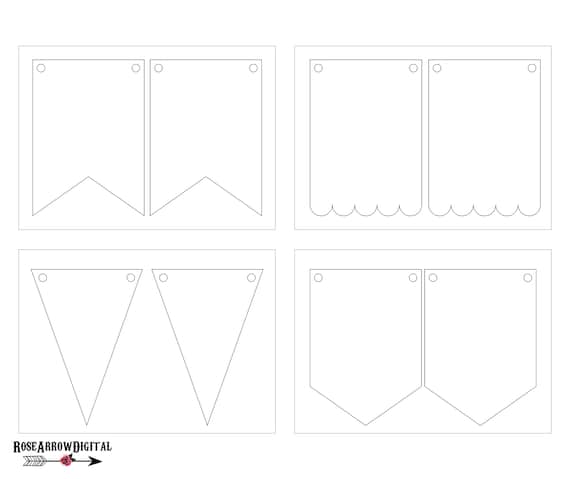Printable Banner Shapes