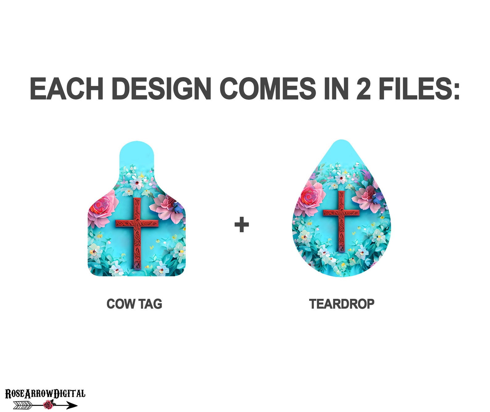 Christian Earring Bundle Cross Teardrop Earring Sublimation - Etsy