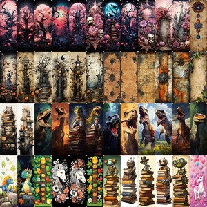 HUGE MEGA Printable Bookmarks PNG Best Selling Bundle | Ephemera ...