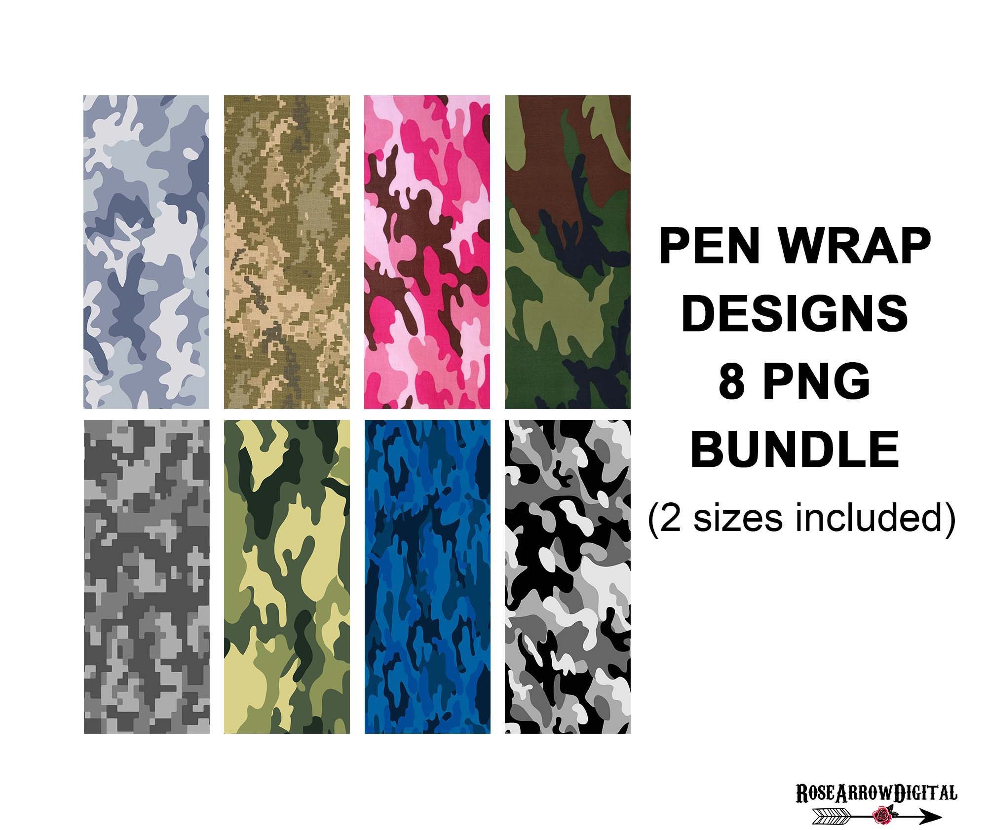 Pen Wrap PNG Bundle Epoxy Pen Wrap Sublimation Designs - Etsy