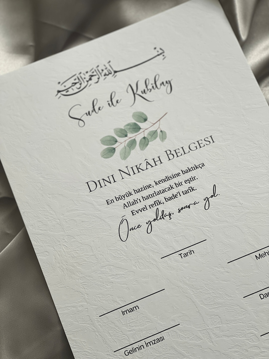 Dini Nikah Belgesi/islamic Marriage Certificate/islamic - Etsy Canada Dini Nikah Belgesi/islamic Marriage Certificate/islamic - Etsy Canada