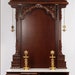 Wooden Frame With Pooja Mandir, Home Temple,carved Temple Pooja Ghar ...