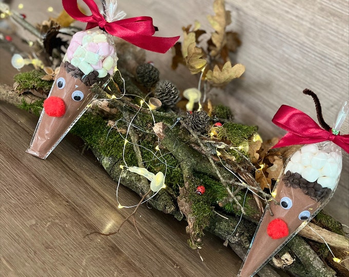 Rentiersuppe Kakao Marshmallow Schokolade Geschenk Mitbringsel Frohe ...