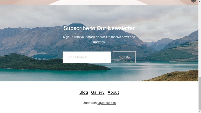 Squarespace Template, Squarespace Website Template for Photography ...
