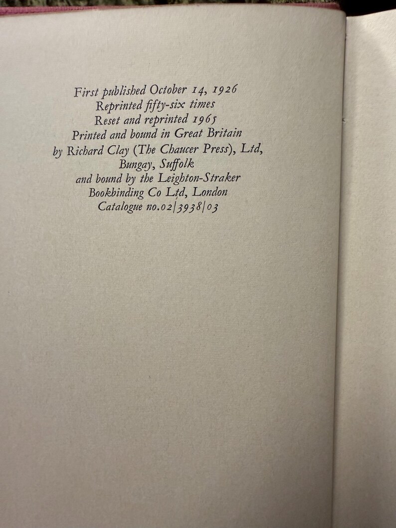 Winnie-the-pooh. A.a.milne. Decorations by E.H. Shepard. 1965 ...