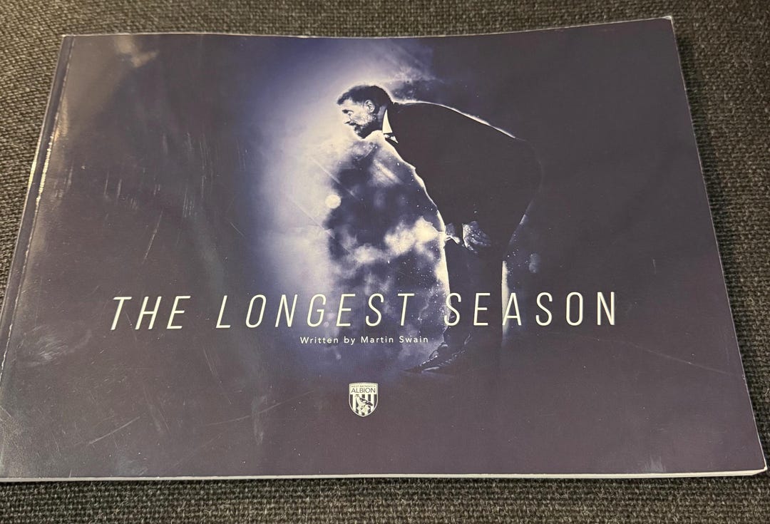 The LONGEST SEASON. Written by Martin Swain. West Bromich Albion ...
