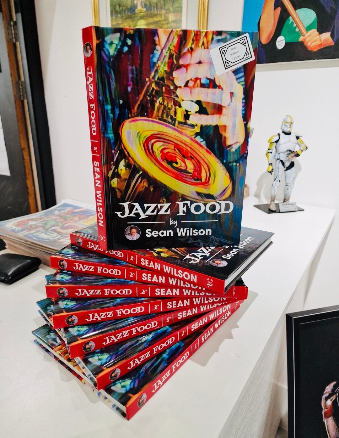JAZZ FOOD by Sean Wilson. First Edition. SIGNED by the Author . *former ...
