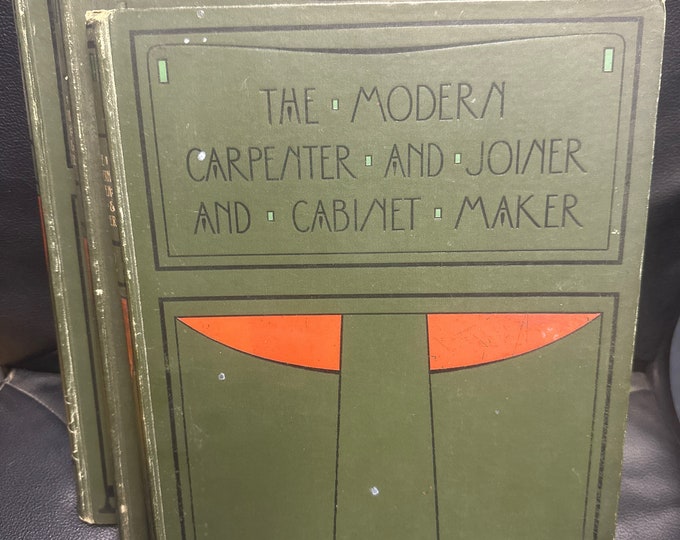 The Modern Carpenter and Joiner and Cabinet Maker. 3 Volumes - Etsy