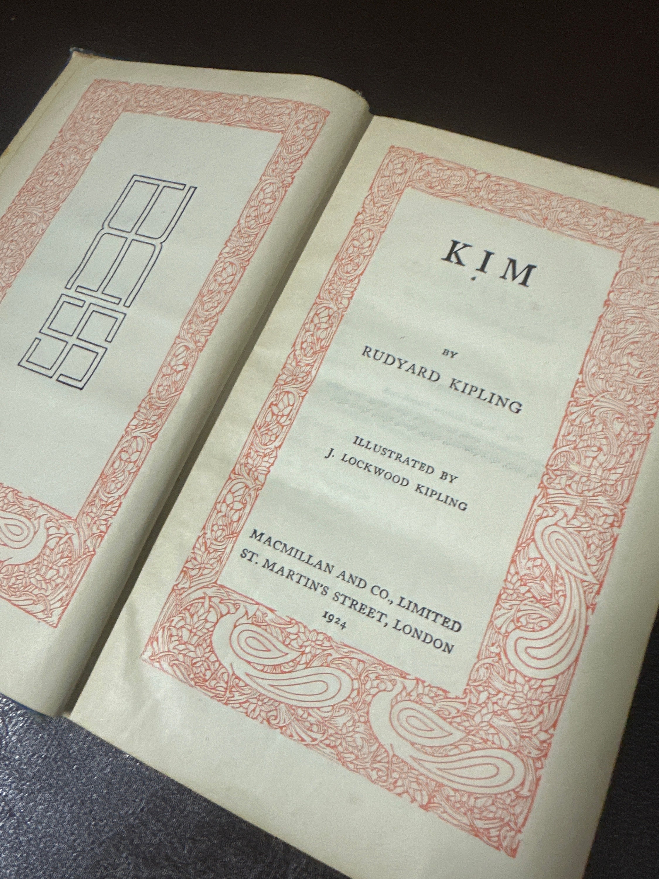 KIM by Rudyard Kipling. 1924. Rarely Seen for This Publication - Etsy
