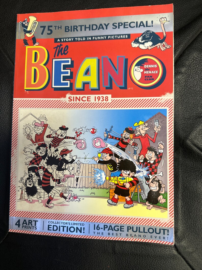 The Beano. 75th Birthday Special. COLLECTABLE . 2013 - Etsy