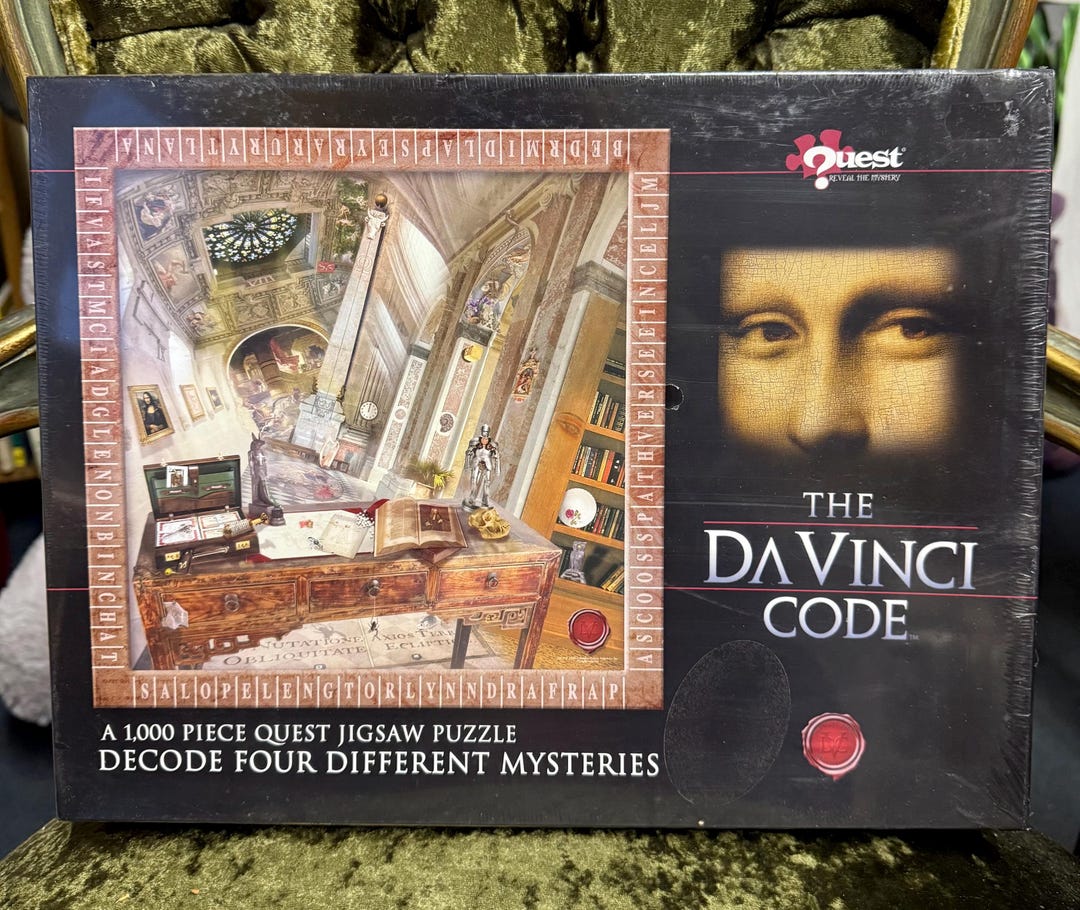 The Da Vinci Code 1000 Piece Quest Jigsaw Puzzle. Decode Four Different ...