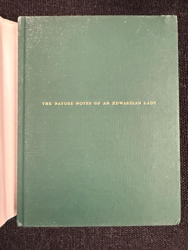 The Nature Notes of an Edwardian Lady. Edith Holden. 1989 - Etsy